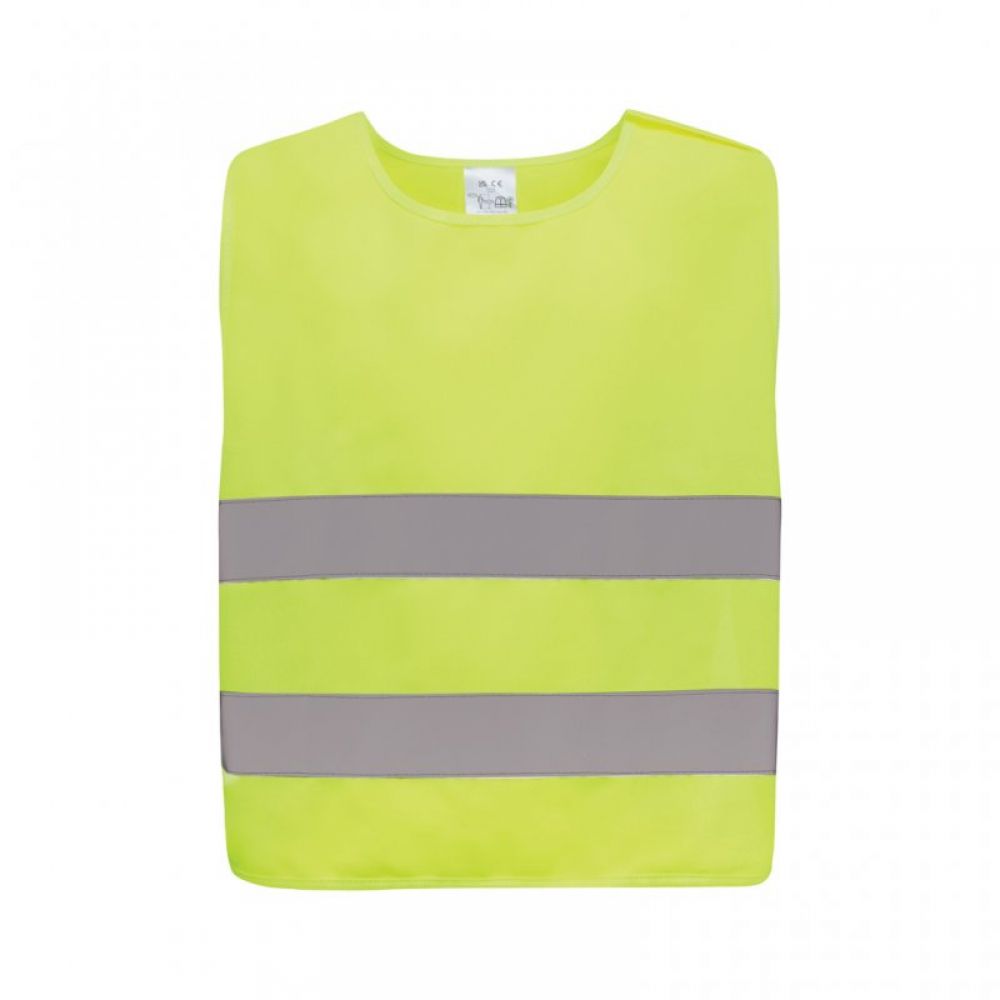 GRS recycled PET high-visibility safety vest 7-12 years