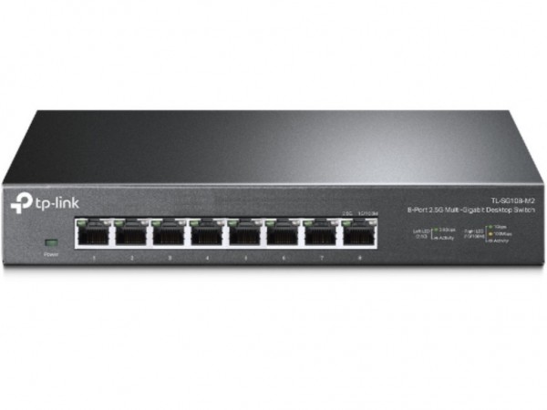 Switch TP-LINK TL-SG108-M2 Gigabit/8xRJ45/100/1Gbps/2,5Gbps/metalno kuciste (TL-SG108-M2)