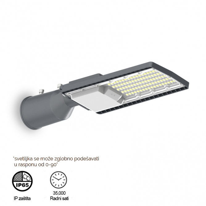 LED ULIČNA SVETILJKA SL04 50W 4000K 6000lm IP65