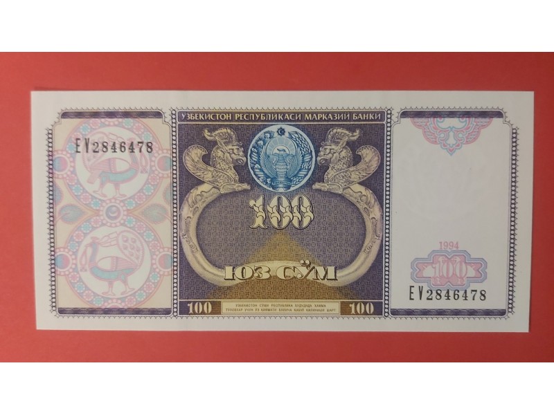 100 sum 1994 god Uzbekistan UNC