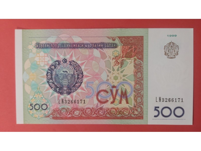 500 sum 1997 god Uzbekistan UNC