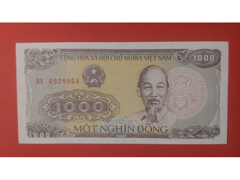 1.000 djong 1988 god Vijetnam UNC