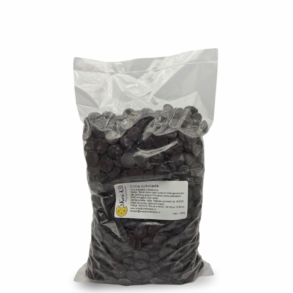 Crna čokolada u kapljicama 1kg