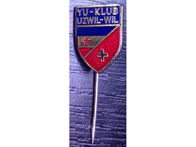 YU klub Uzwil-Wil - emajlirana znacka