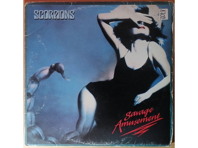 LP SCORPIONS - Savage Amusement (1988) VG+/VG/M