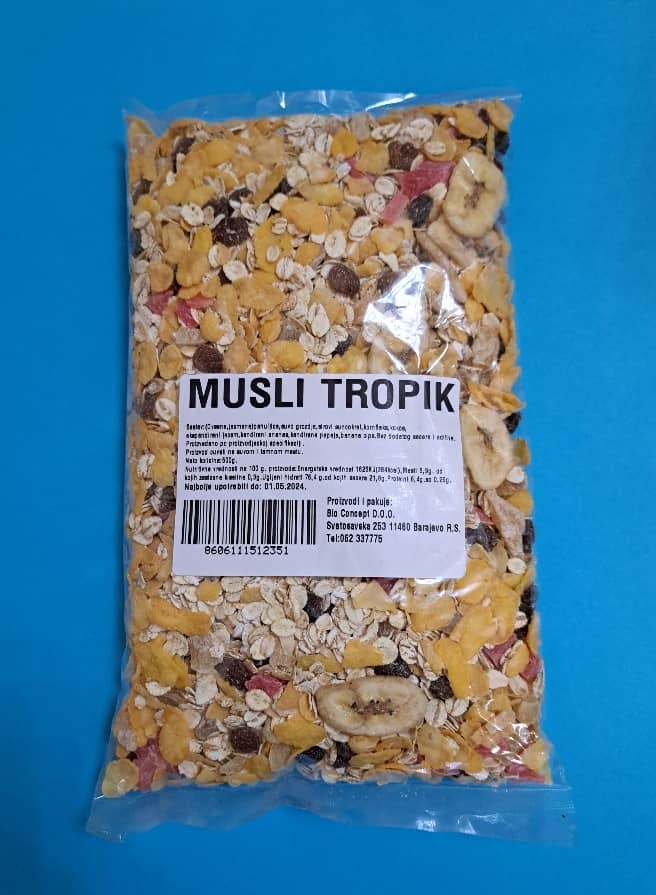 Musli tropik 500g