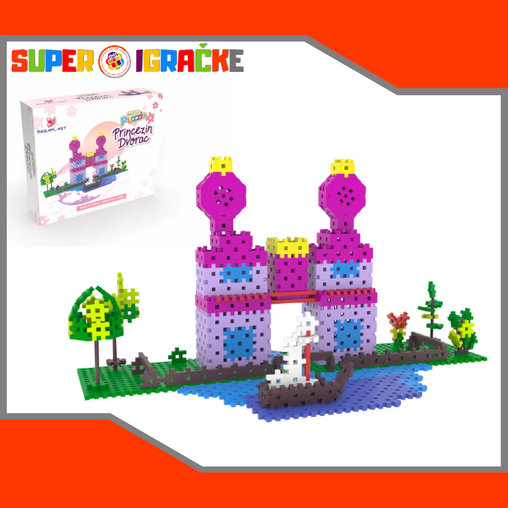 Mega puzzle - Princezin dvorac