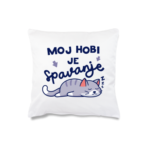 "Moj hobi je spavanje" - Jastuk (cs3969)