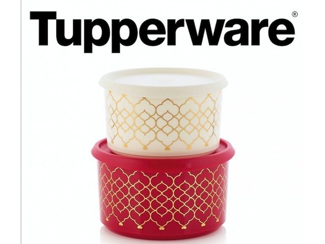 Tupperware set Oblo posuda 1.4+2.1L