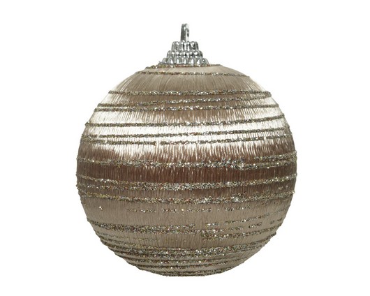 NG dekoracija - HANGING BALL 8cm 521356 - Pearl - KMG