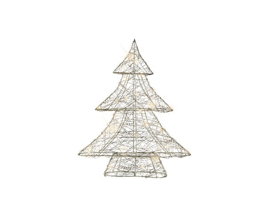 NG dekoracija - LED TREE 40cm 480692 - Silver - KMG