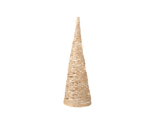 NG dekoracija - LED CONE 38cm 485731 - Gold - KMG