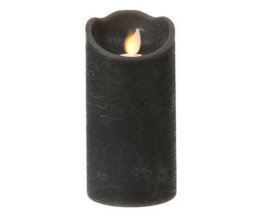 NG dekoracija - LED CANDLE 15cm 486765 - Grey - KMG