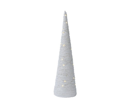 NG dekoracija - LED CONE 38cm 487049 - White - KMG