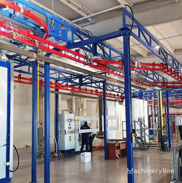 Novi Vogamakina Horizontal automatic powder coating lines lančani transporter