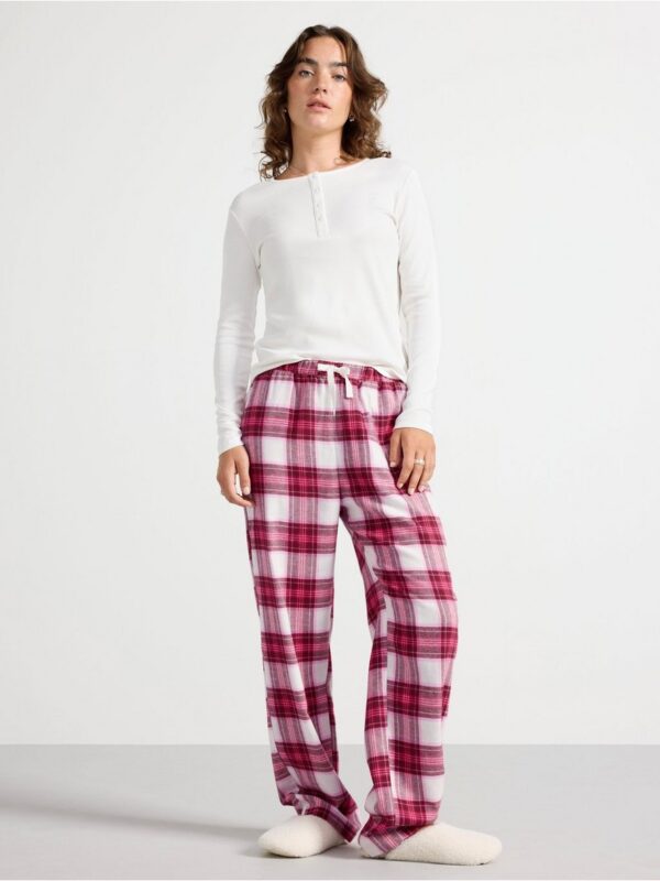 Pidzama donji deo – 100% pamuk – Pyjama trousers in flannel