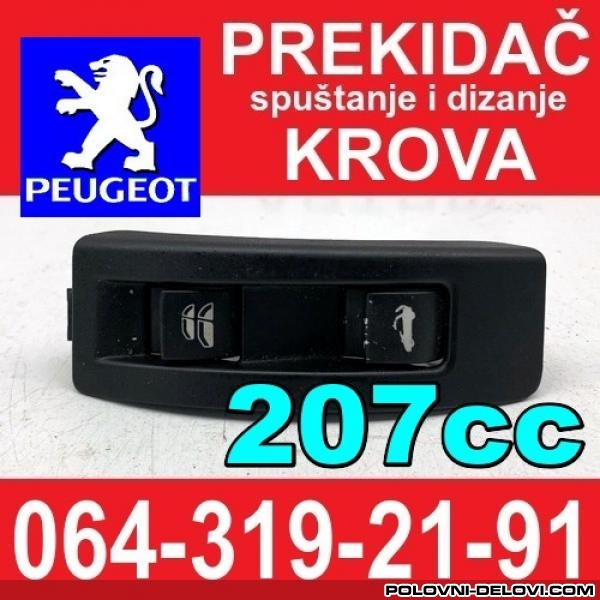Peugeot 207 CC PREKIDAC KROVA 207cc Elektrika I Paljenje