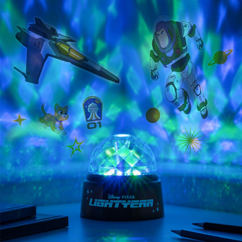 Lampa Disney - Buzz Lightyear - Projection Light & Wall Decals