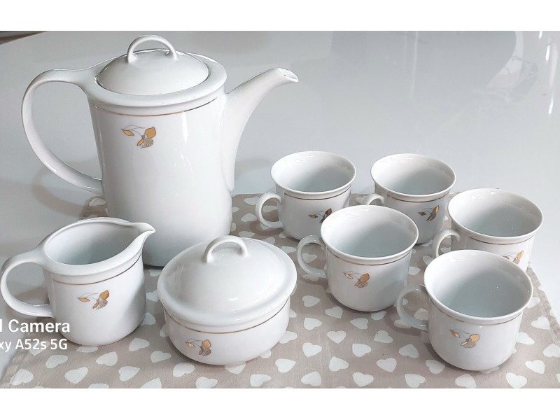 JLMENAU DDR Henneberg Porcelan set za kafu