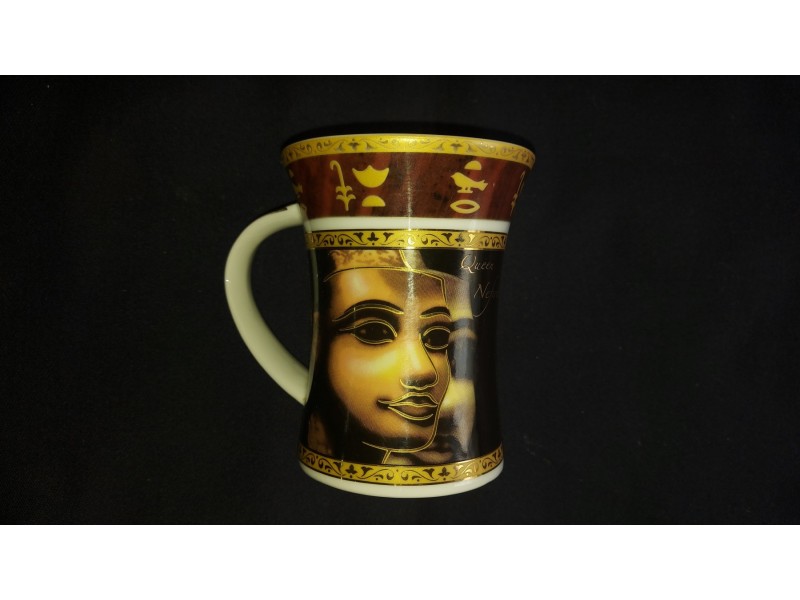 Porcelan solja Limoges Mahmoud Fathi – motiv Egipat