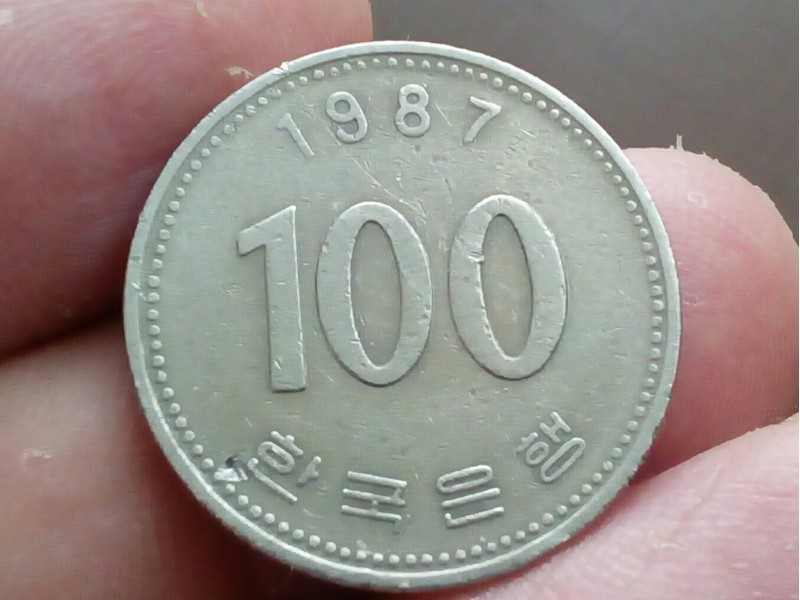 Juzna Koreja, 100 vona 1987