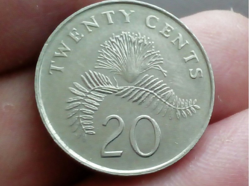 Singapur, 20 centi 2006