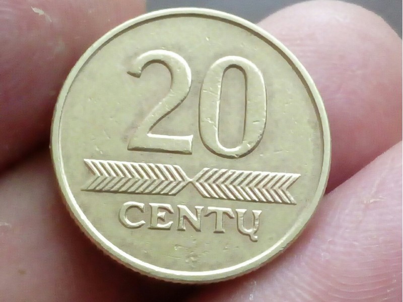 Litvanija, 20 centu 1997