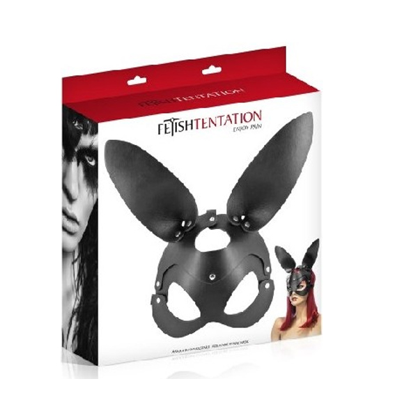 Fetish bunny maska black