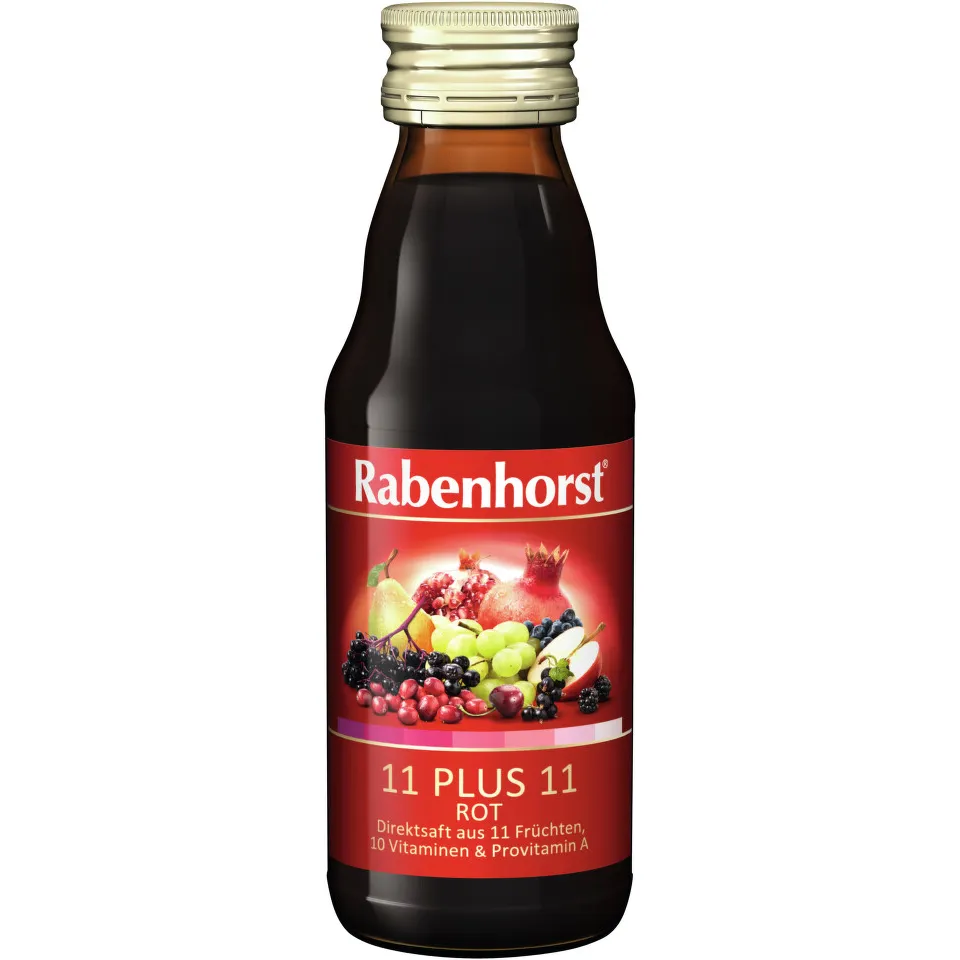 RABENHORST Sok multivitaminski 11+11 crveni 125ml