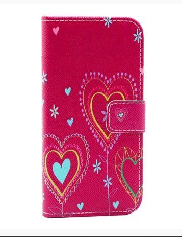 Torbica Bi Fold za Samsung S6 Edge G925 Hearts