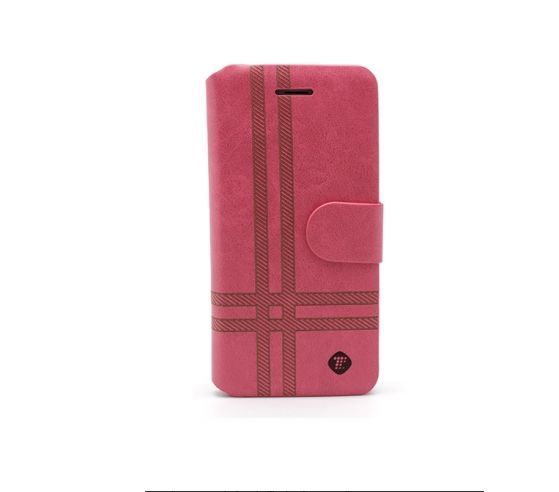 Torbica Teracell Vogue Stripe za Samsung G355 roze