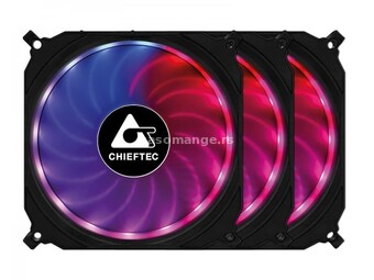 CHIEFTEC Set Ventilatora Tornado RGB CF-3012-RGB 120 x 120 x 25mm (3 komada)