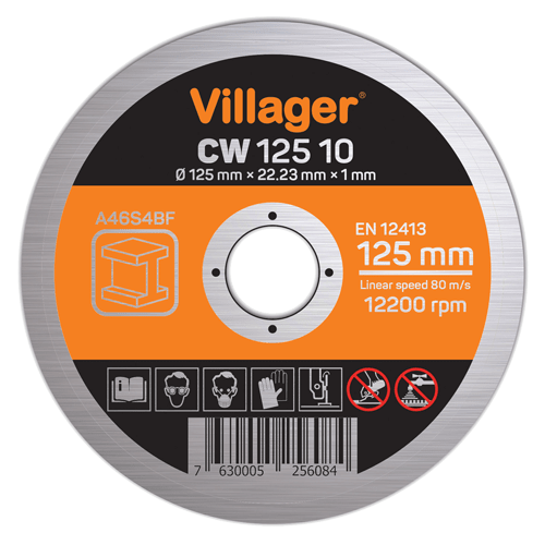 VILLAGER CW 125 10 Rezna ploča za metal
