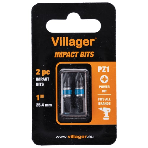 VILLAGER 59890 Set bitova 25 mm PZ1