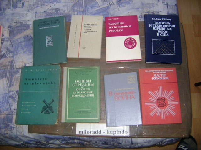 Komplet 8 knjiga na ruskom jeziku