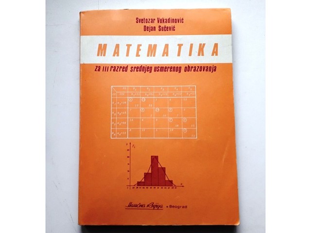 MATEMATIKA za III raz sred usm obrazovanja