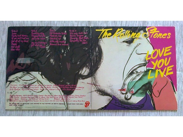 THE ROLLING STONES - Love You Live (2LP) Made in USA