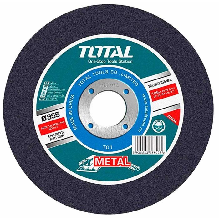 TOTAL TAC2213551 Rezna ploča za metal 355x3x25,4mm