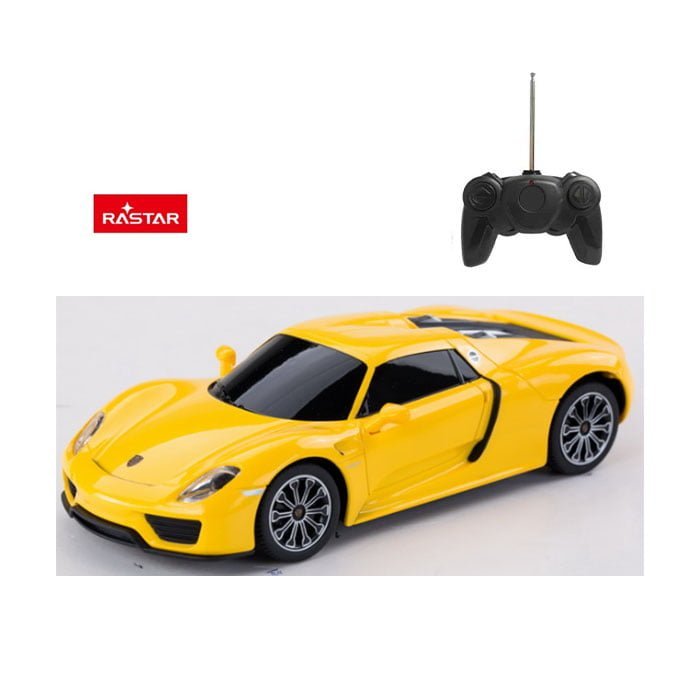 Automobil Rastar R/C 1:24 Porsche 918 Spider Žuti