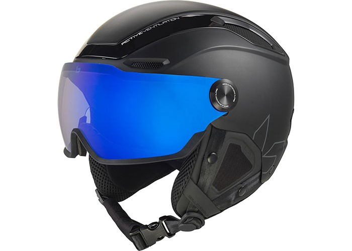 Ski kaciga Bolle V-line Visor black matte-photochromic blue S1-S3