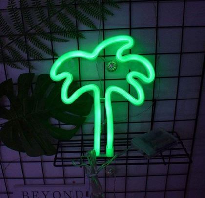 Led Neon Zidna Lampa Palma
