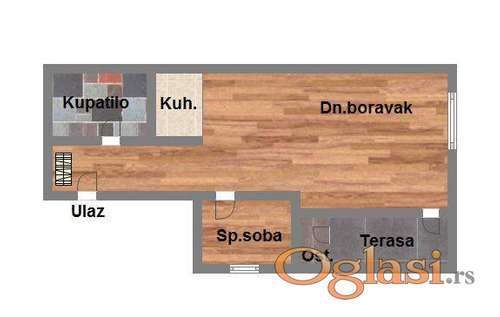 Dvosoban - 53m2 - Novi Majur!