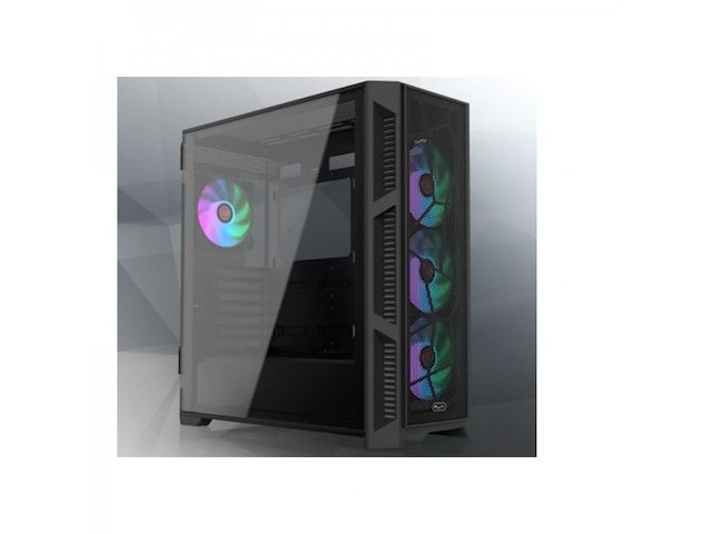 Kucište RAIJINTEK PONOS ULTRA MS4 Midi Tower/E-ATX,ATX,M-ATX,Mini-ITX/ATX/kaljeno staklo/crna