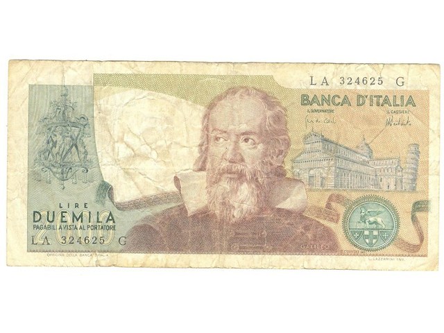Italija 2000 lira 1973