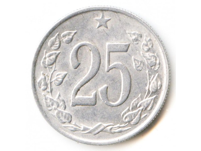 Cehoslovacka 25 Haleru 1963