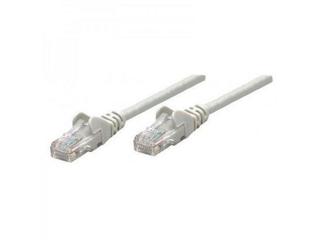 Kabl Intellinet Patch, Cat6 certified, 0,5m, U/UTP, sivi 738101