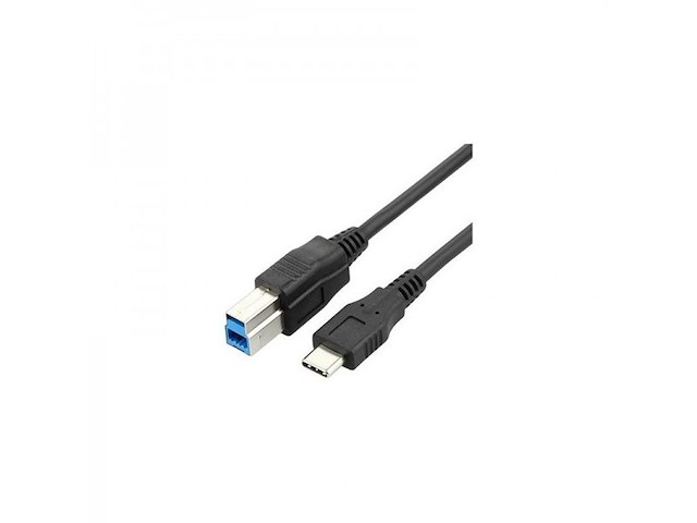 Fast Asia Kabl USB 3.1 TIP C na USB 3.0 stampac 1m crni