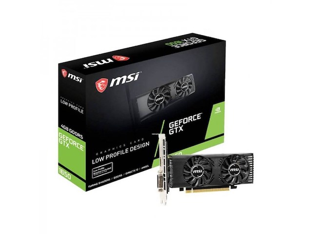 Msi nVidia GeForce GTX 1650 4GB 128bit GTX 1650 4GT LP Grafička karta