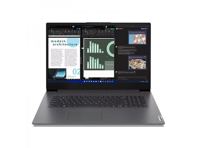 Laptop LENOVO V17 G4 IRU DOS/17.3`FHD/i3-1315U/8GB/256GB SSD/FPR/SRB/siva