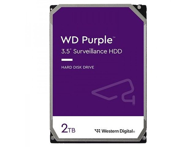 WD 3,5` SATA 2TB Purple Surveillance WD23PURZ